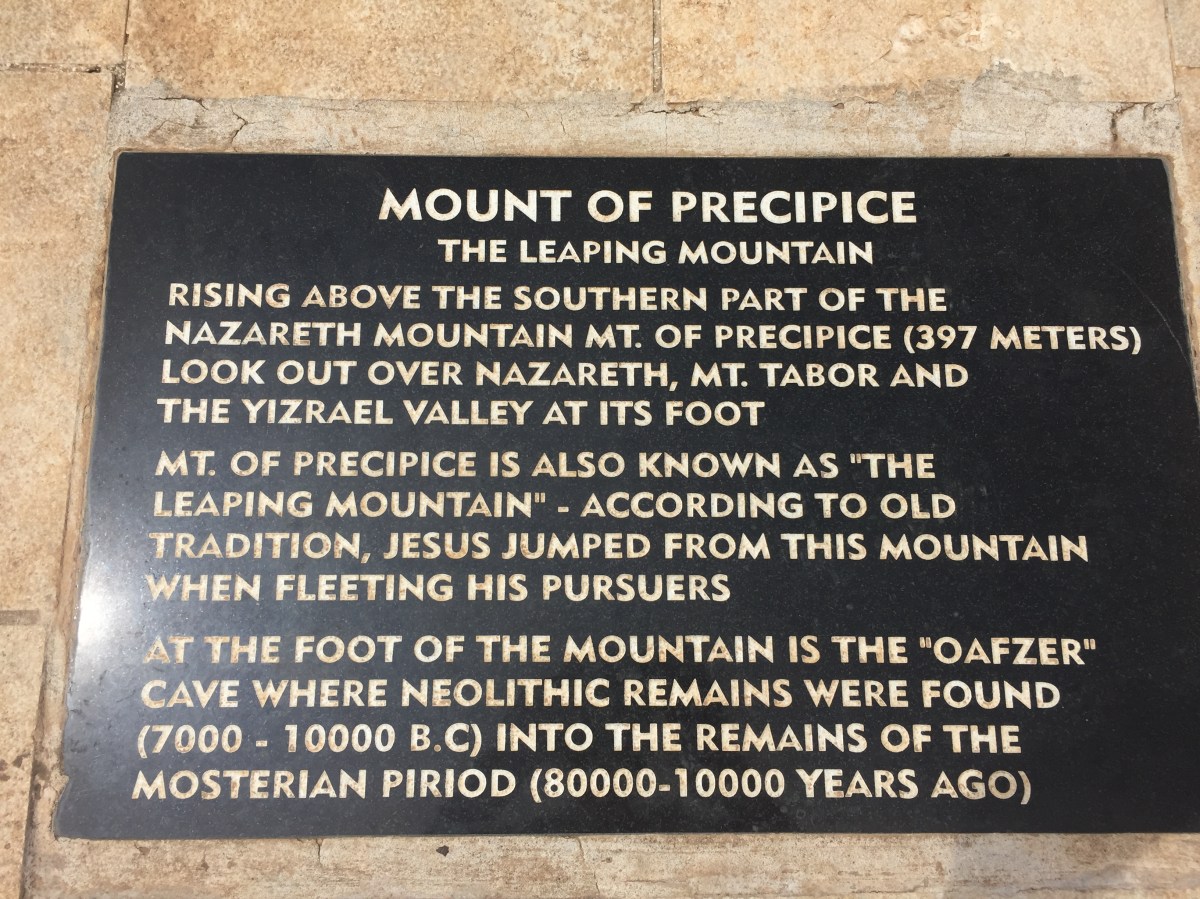 Where They Attempted to Throw Jesus Off a Cliff – Matt’s Musings